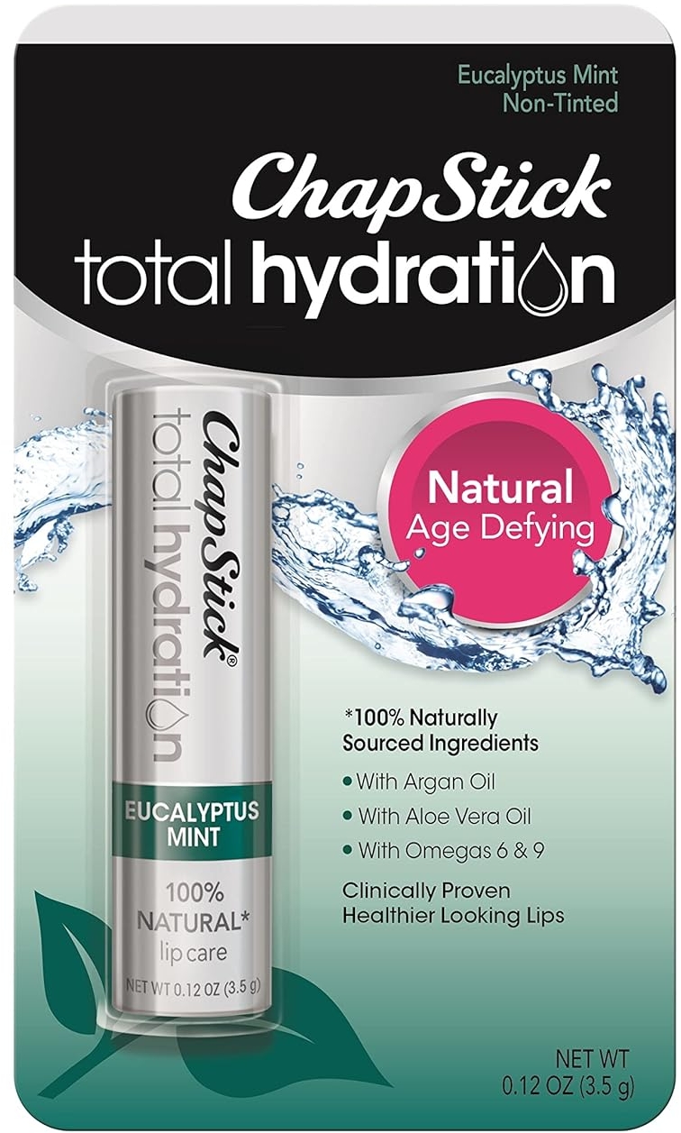 Deal on ChapStick Total Hydration Eucalyptus Mint Lip Balm, Natural Age ...