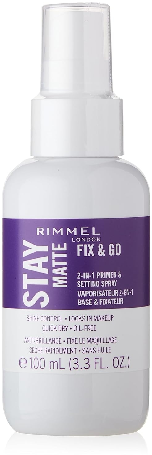 Amazon Deal on Rimmel London Stay Matte Fix & Go Primer Setting Spray ...