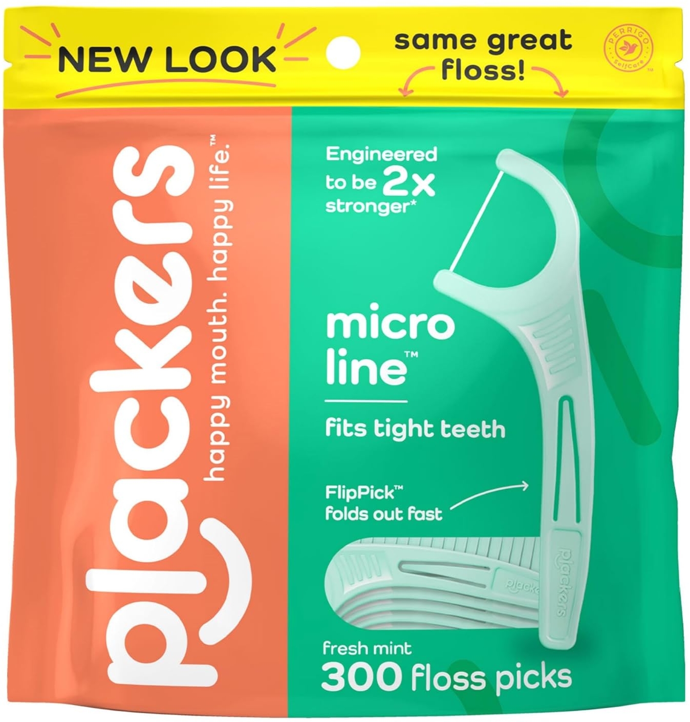 Deal on Plackers Micro Mint Dental Flossers, Fold-Out Toothpick, Super ...